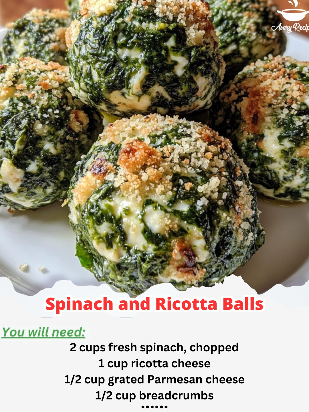 Spinach and Ricotta Balls – Deliciously Cheesy Bites! - All Recipes