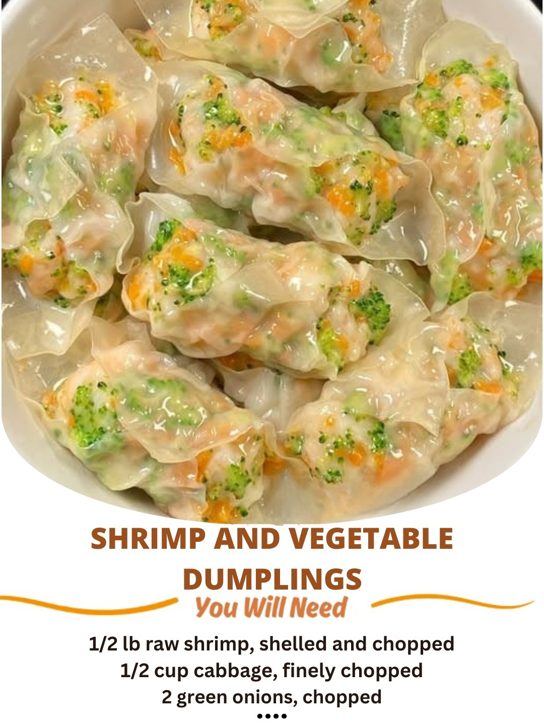 Shrimp and Vegetable Dumplings - All Recipes