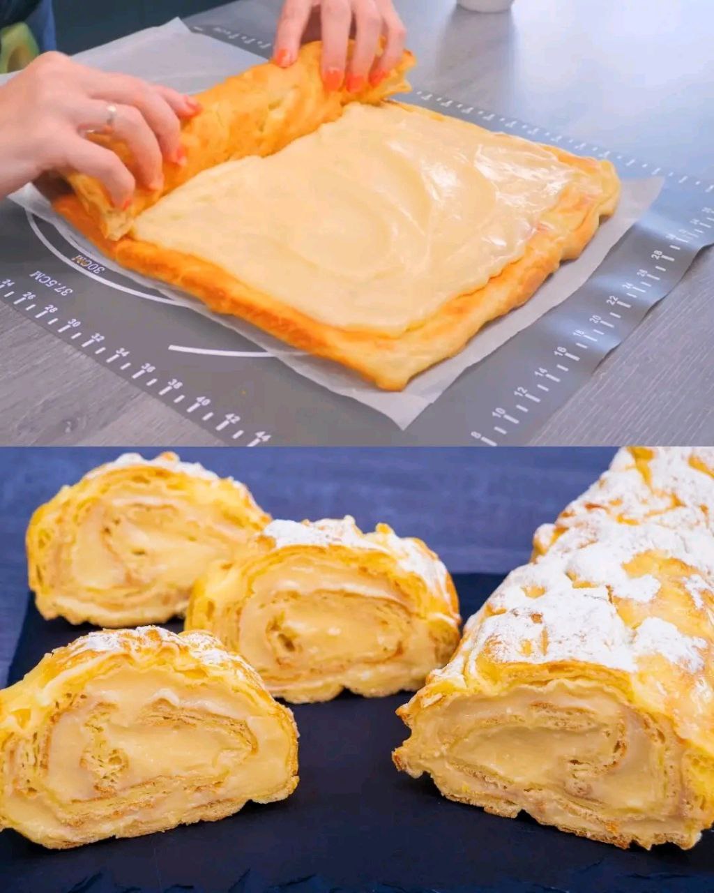 Choux Pastry Roll with Vanilla Cream: A Classic & Sophisticated Delight ...