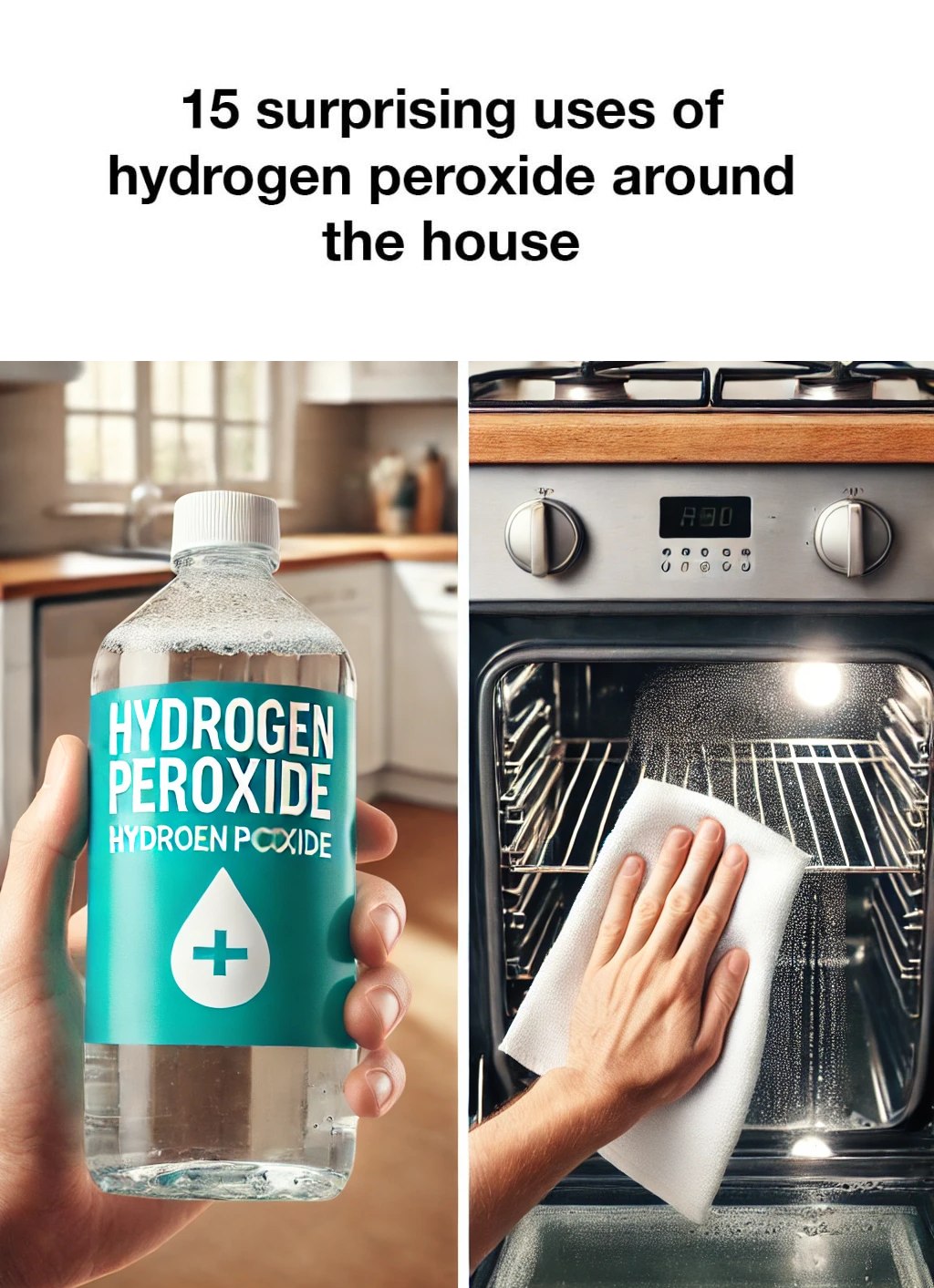 15 Surprising Uses of Hydrogen Peroxide Around the House - All Recipes