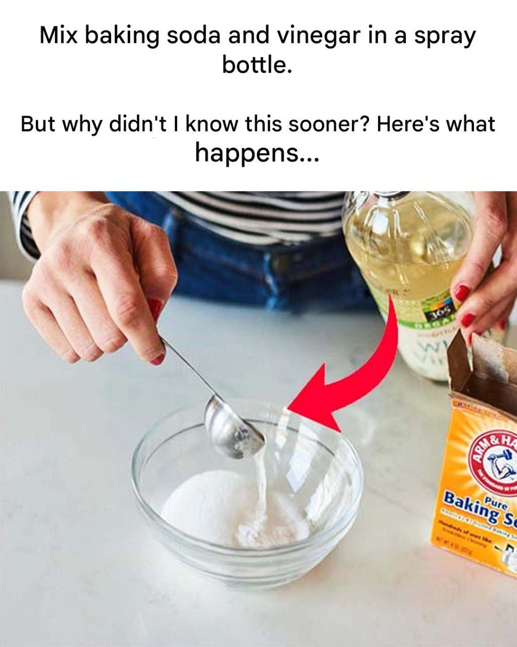 Baking soda + vinegar: the natural mixture that replaces (almost) all ...