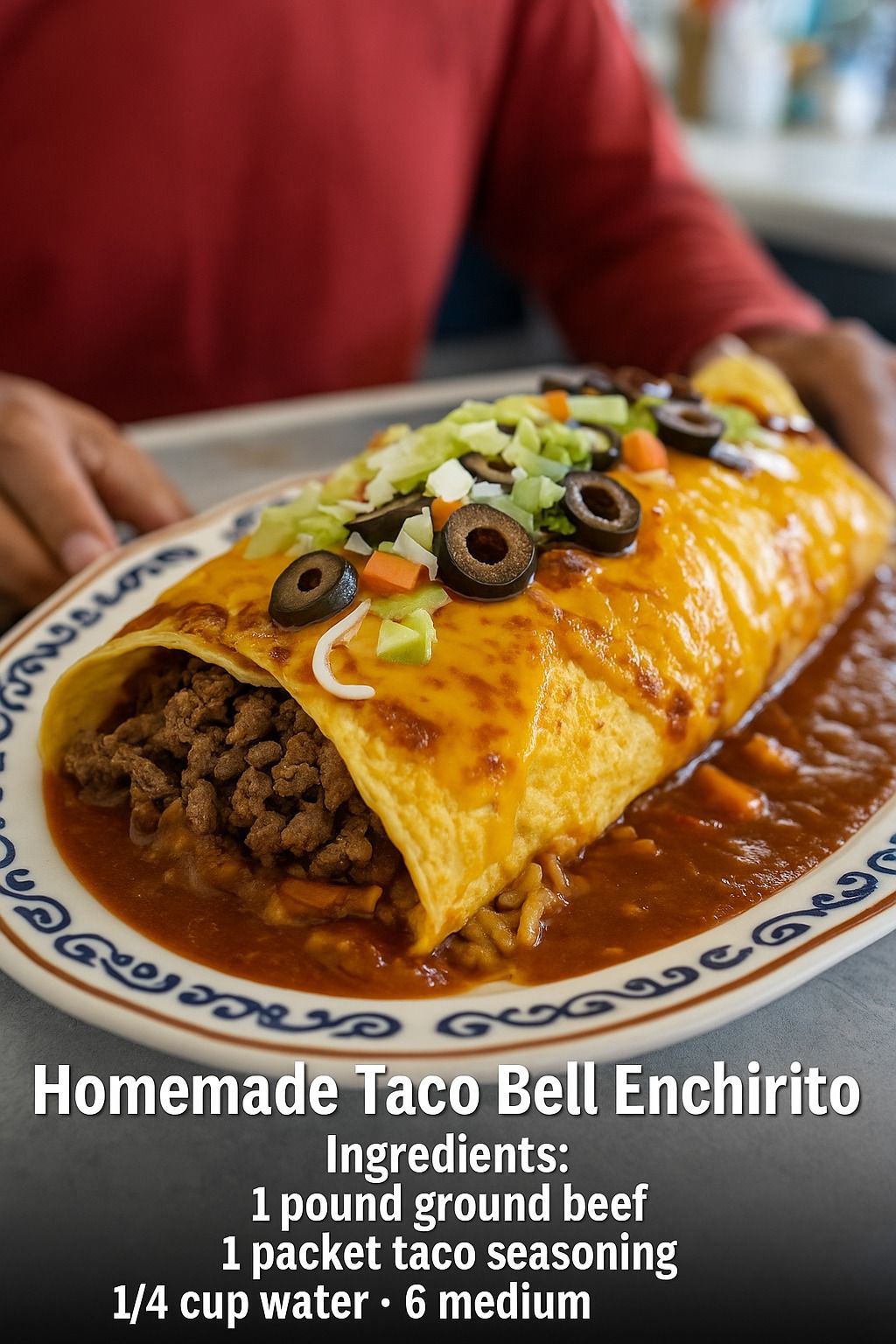 Homemade Taco Bell Enchirito - All Recipes